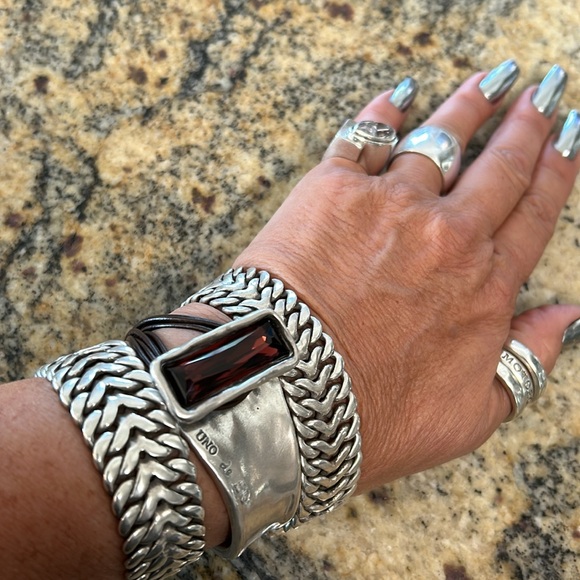 UNO de 50 | Jewelry | Uno De 5 Swarovski Silver Adjustable Leather ...